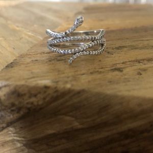 Pandora | Jewelry | Pandora Sterling Silver Serpent Ring | Poshmark
